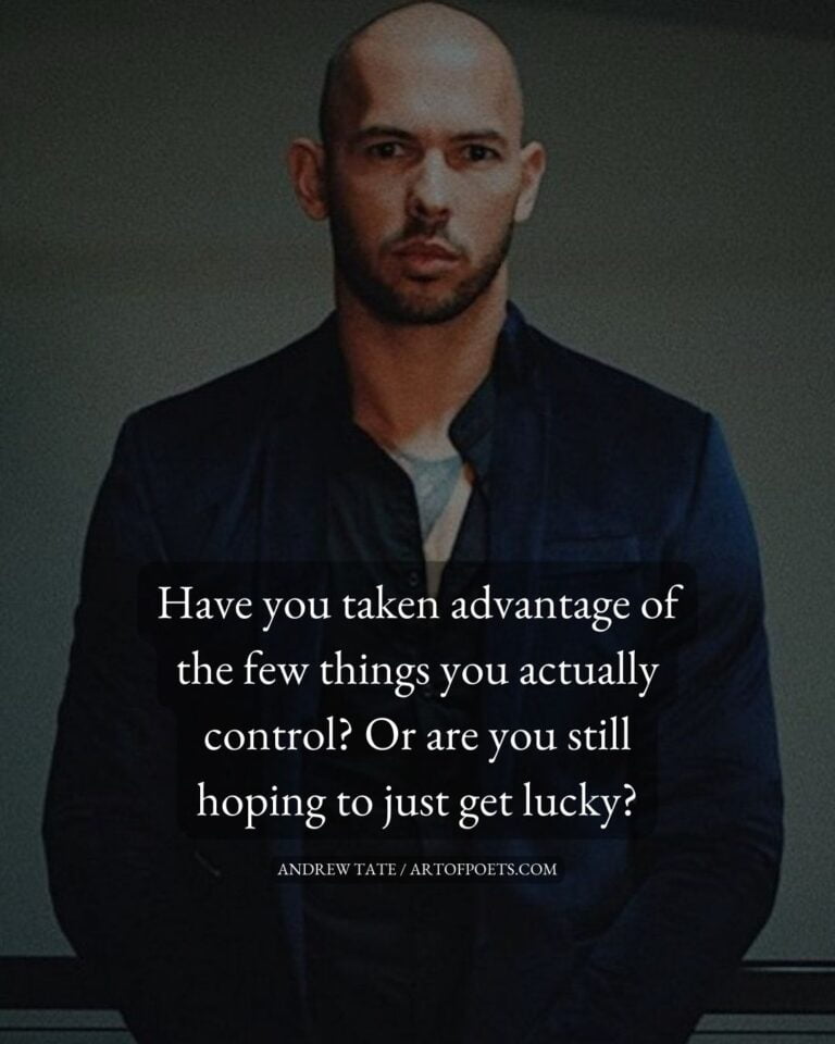 92 Andrew Tate Quotes on Life, Money, Women, Motivation & Masculinity ...