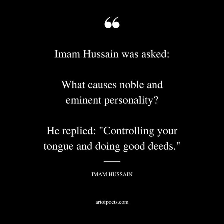 44 Imam Hussain Quotes on Life, Karbala, Death & Humanity