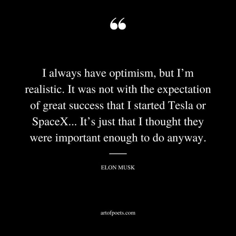 87 Elon Musk Quotes on Success, Business, AI, Space, Twitter & Motivation