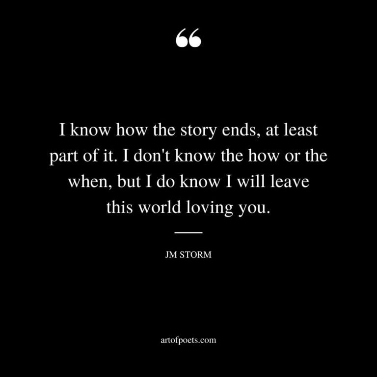 51 JM Storm Quotes About Love, Her, Him & Life