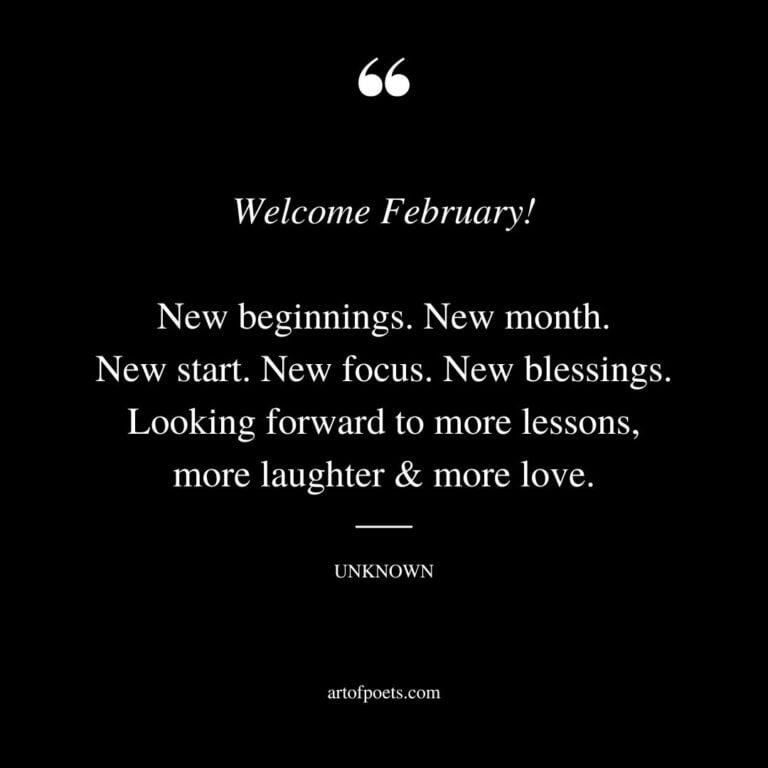 33 Inspirational & Funny February Quotes for 2025 (Hello February Quotes)