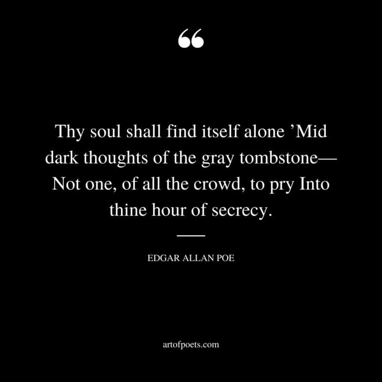 58 Edgar Allan Poe Quotes on Life, Love, Insanity, Death, Loneliness ...