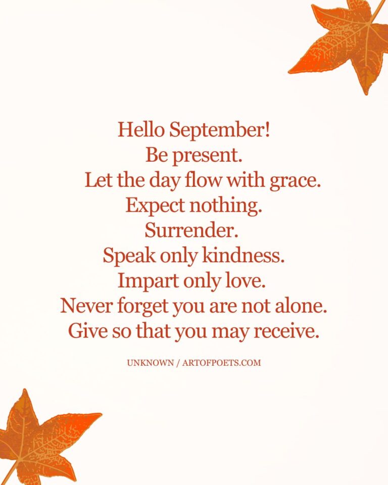 35 Happy & Hello September Quotes for 2025 (Inspirational September Quotes)