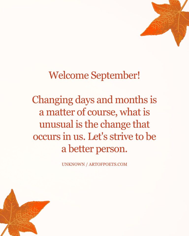 35 Happy & Hello September Quotes for 2025 (Inspirational September Quotes)