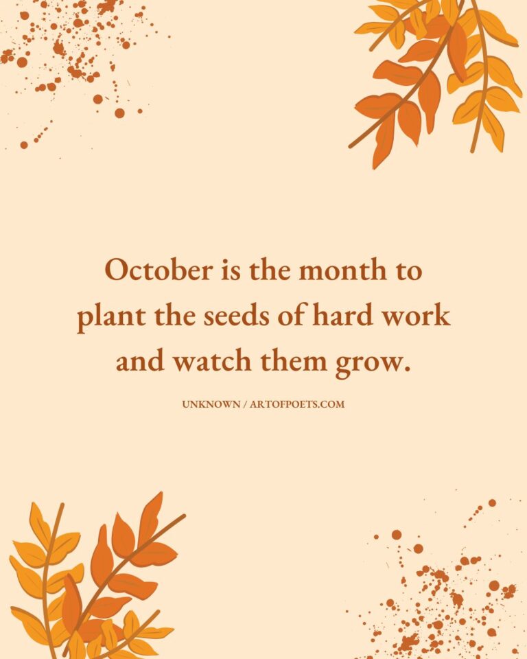 47 Hello & Inspirational October Quotes 2025 (Positive October Quotes)