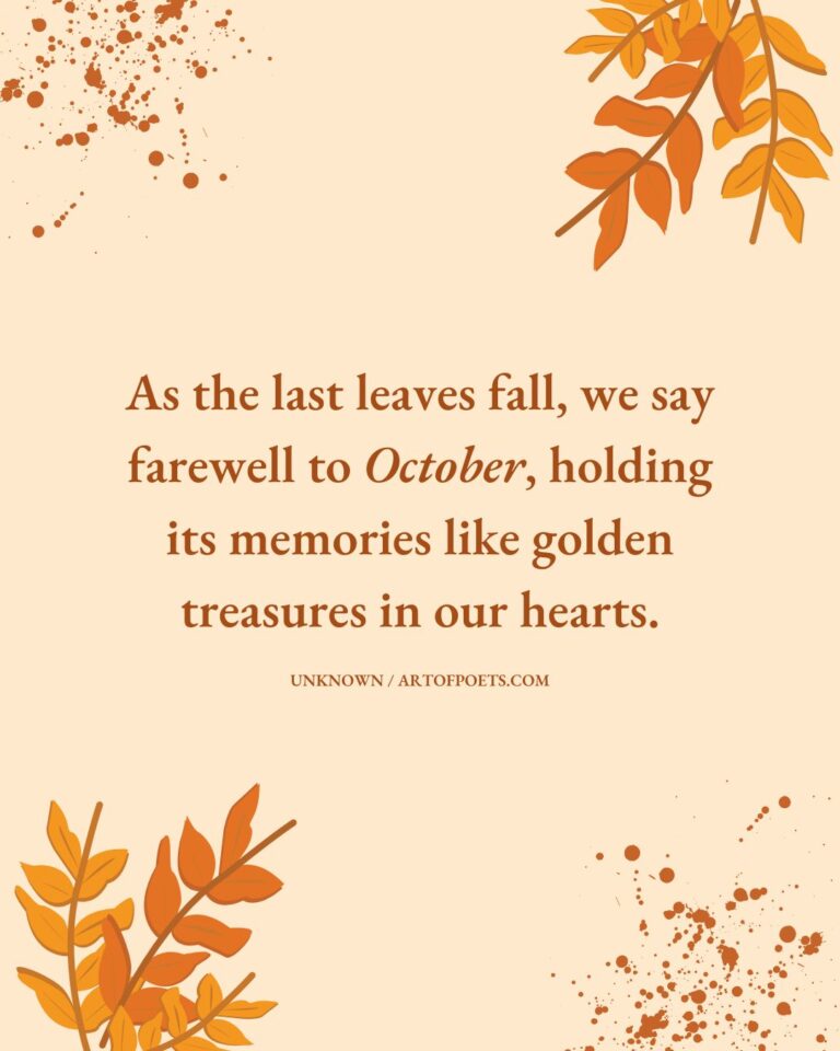 47 Hello & Inspirational October Quotes 2025 (Positive October Quotes)