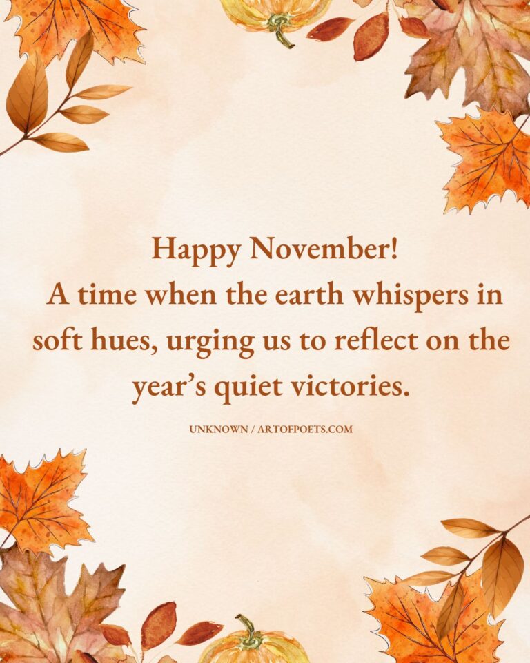 37 Hello & Inspiring November Quotes for 2025 (November 1st Quotes)